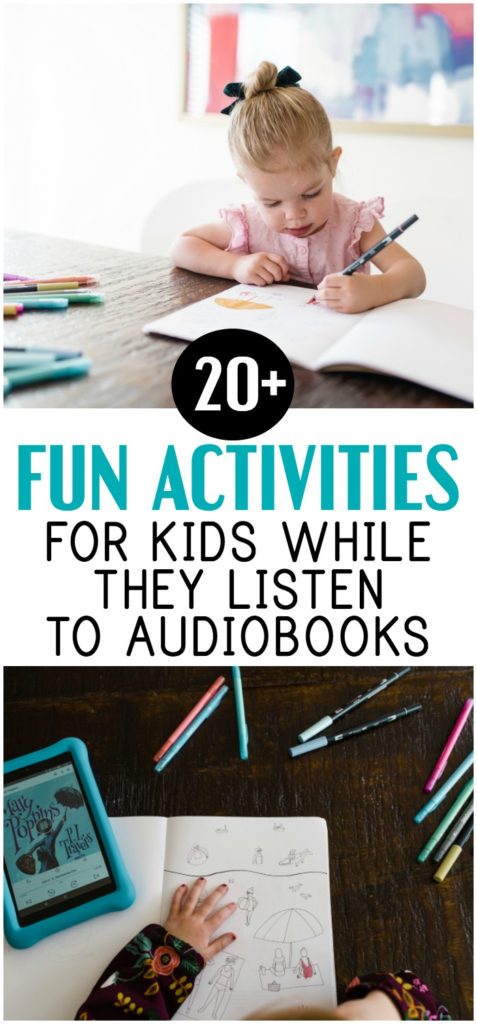 20+ Fun Activities for Kids While They Listen to Audiobooks - Everyday ...