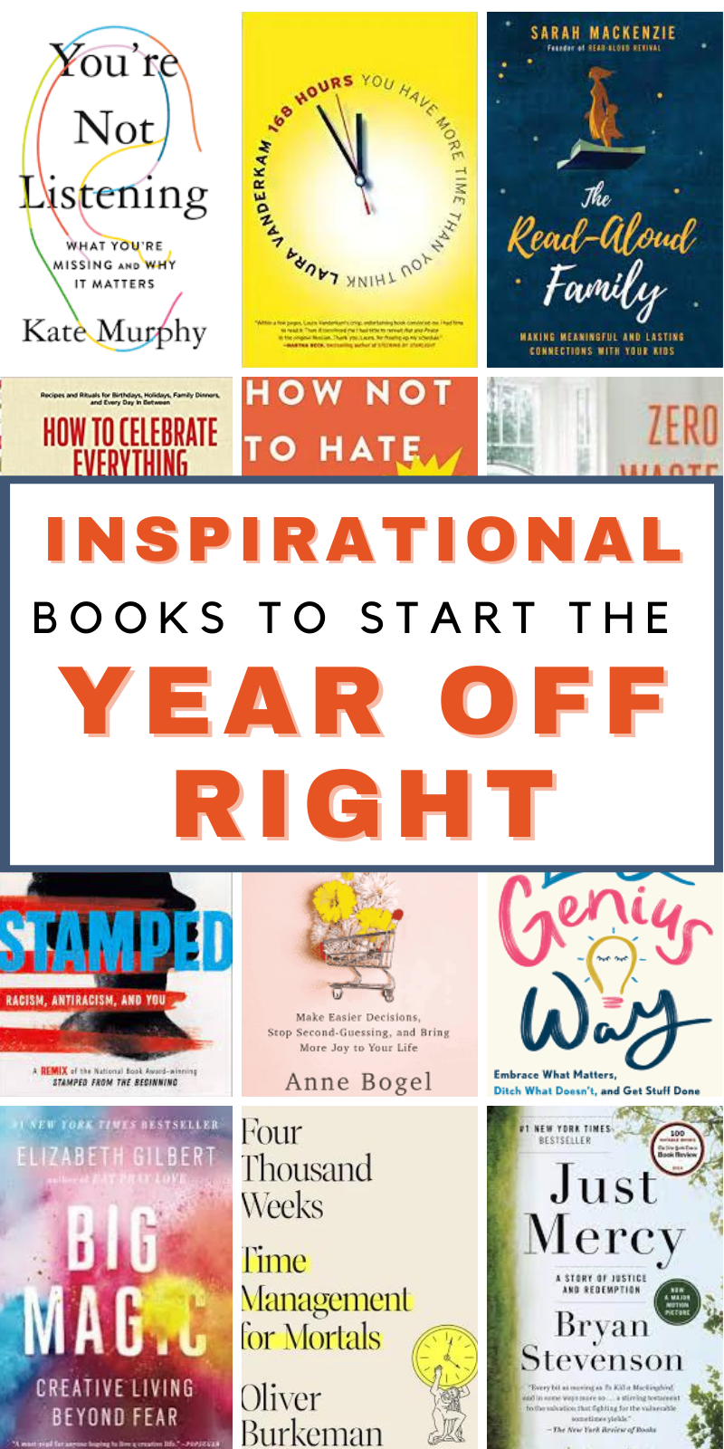 19 Inspiring Books to Start the Year Off Right - Everyday Reading