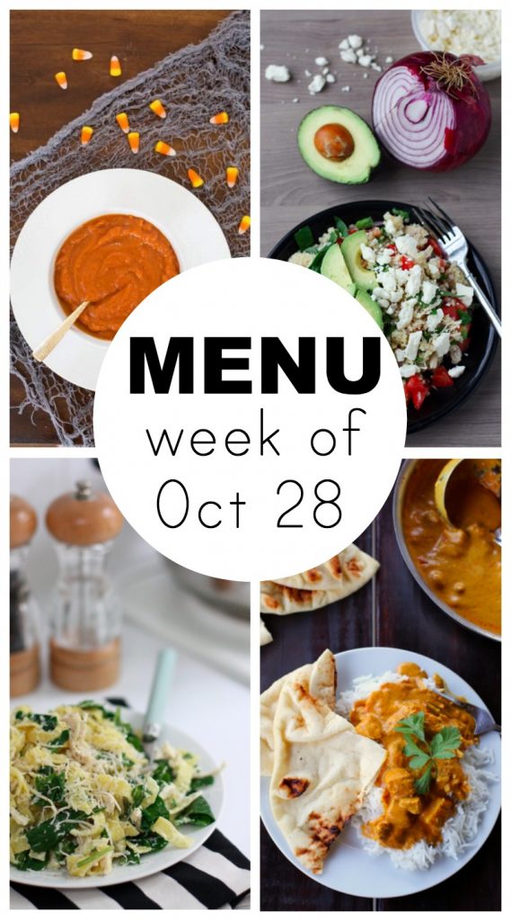 Weekly Menu for September - Everyday Reading