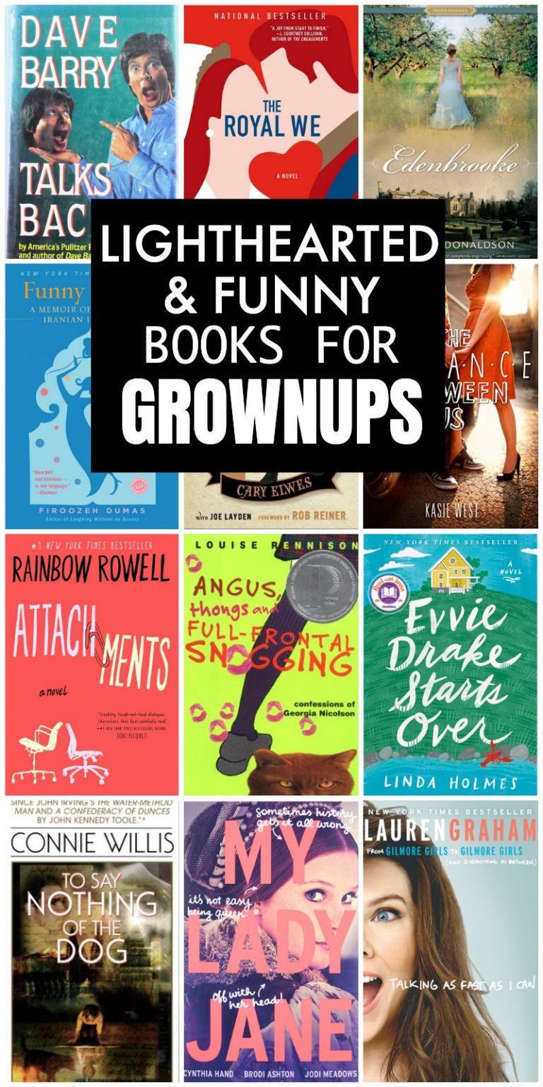 17 Lighthearted and Funny Books for Grownups - Everyday Reading
