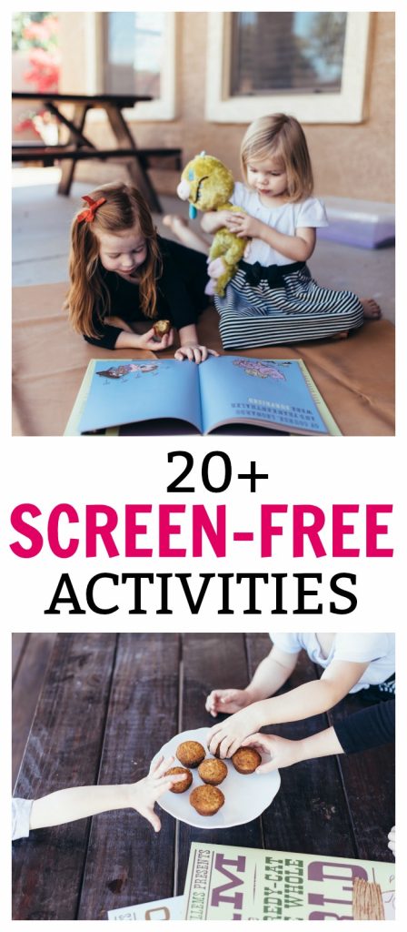20+ Screen-Free Activities When You're Stuck at Home - Everyday Reading