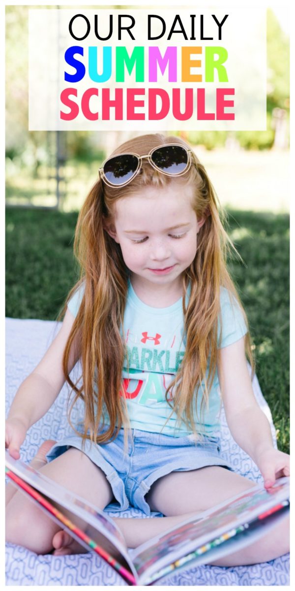 Our Summer Schedule - Everyday Reading