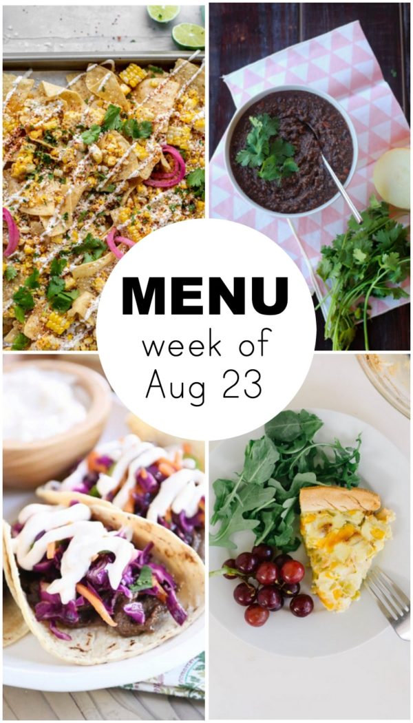 An August Dinner Menu - Everyday Reading