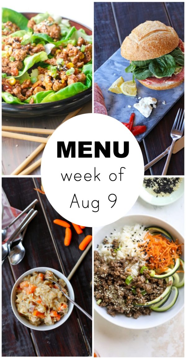 An August Dinner Menu (+ snacks) - Everyday Reading