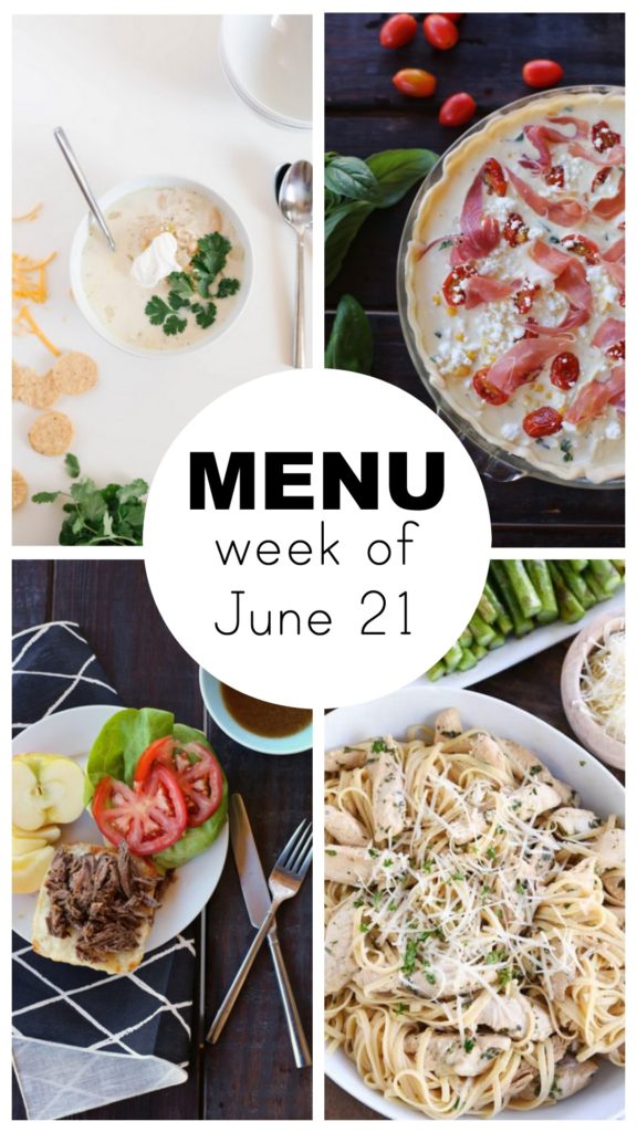 A June Dinner Menu - Everyday Reading