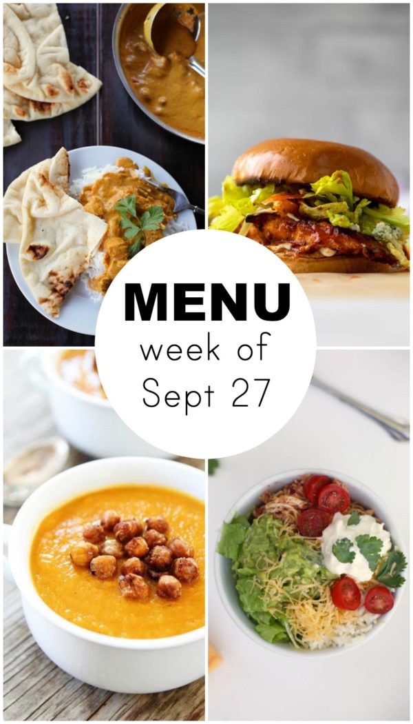 A Dinner Menu for the Last Week of April - Everyday Reading