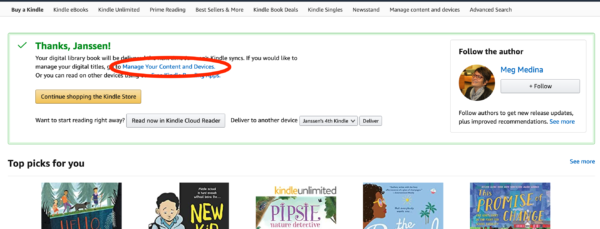 How to Add a Library Book to a Kids Kindle - Everyday Reading