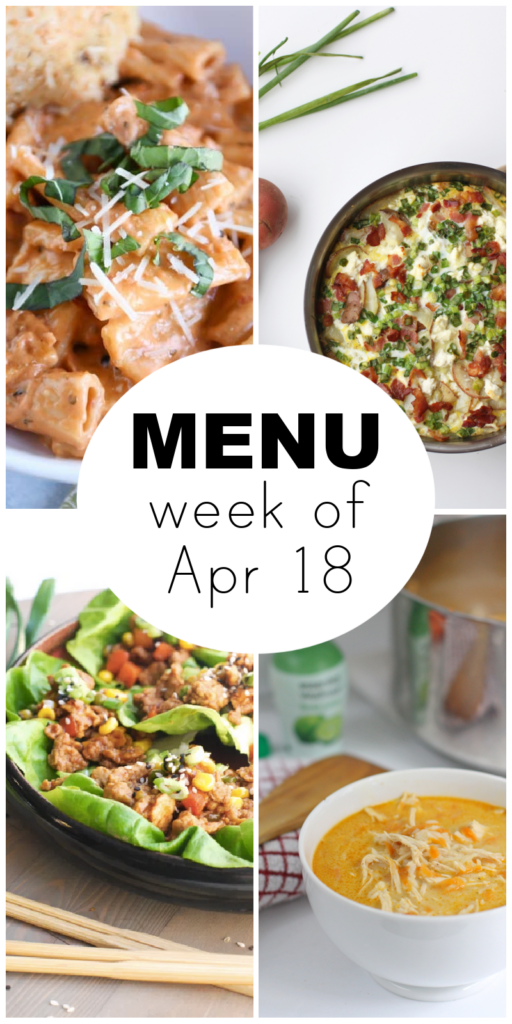 A Mid April Dinner Menu - Everyday Reading