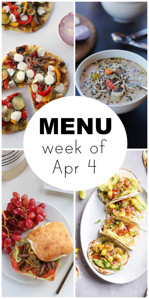 An April Dinner Menu - Everyday Reading