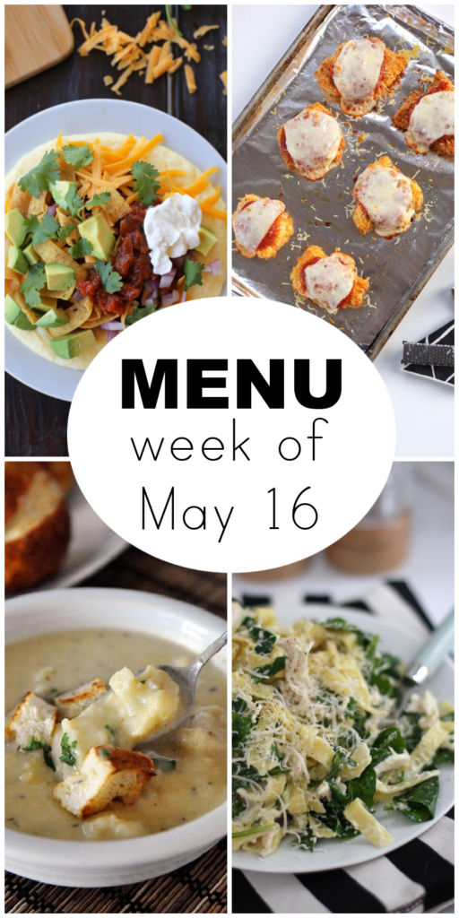 A Mid May Dinner Menu - Everyday Reading
