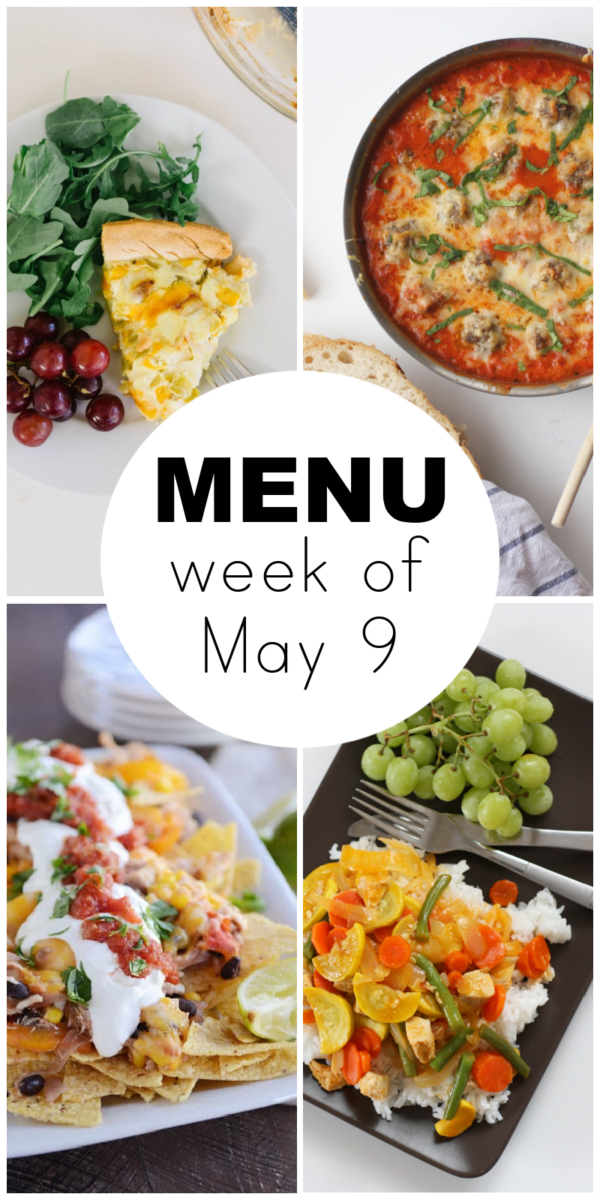 A Dinner Menu for May - Everyday Reading