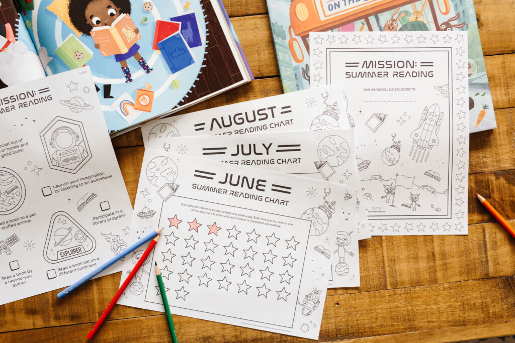 Space Summer Reading Calendar - Everyday Reading