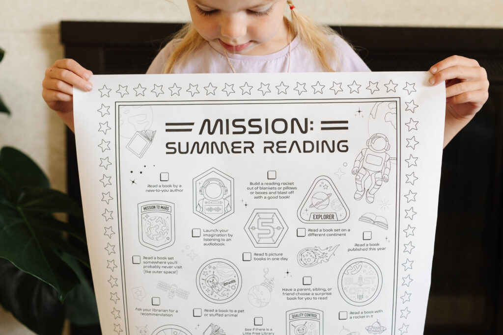 Space Summer Reading Calendar - Everyday Reading