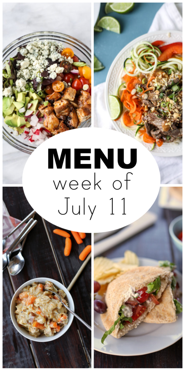 A July Dinner Menu - Everyday Reading