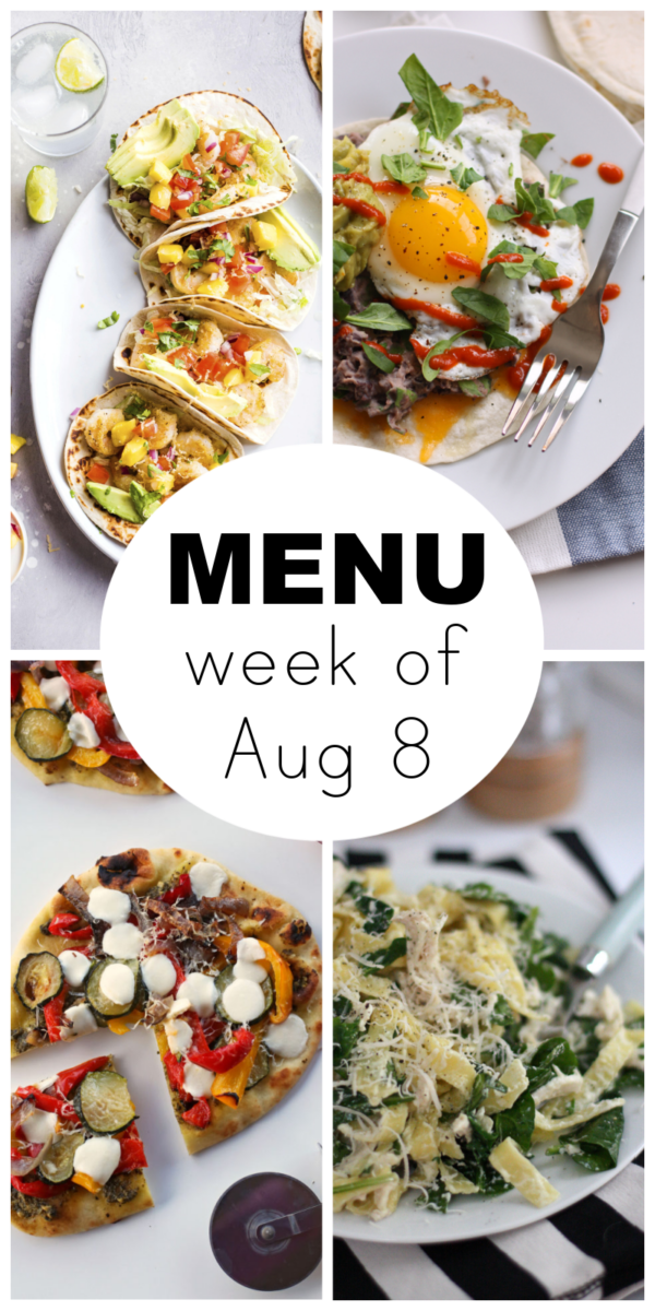 A Dinner Menu for August - Everyday Reading