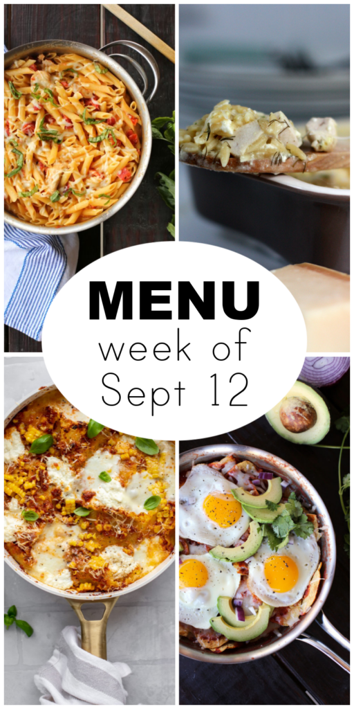 A September Dinner Menu - Everyday Reading