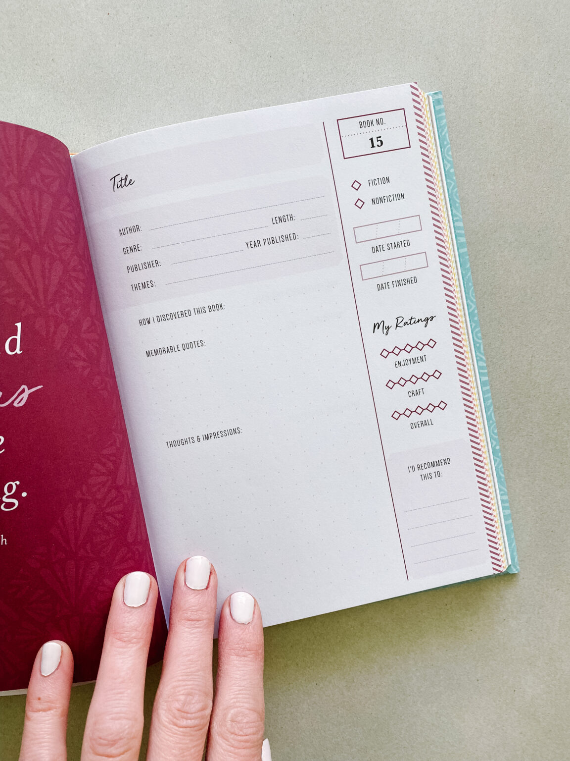 A Fun New Journal to Track Your Reading - Everyday Reading