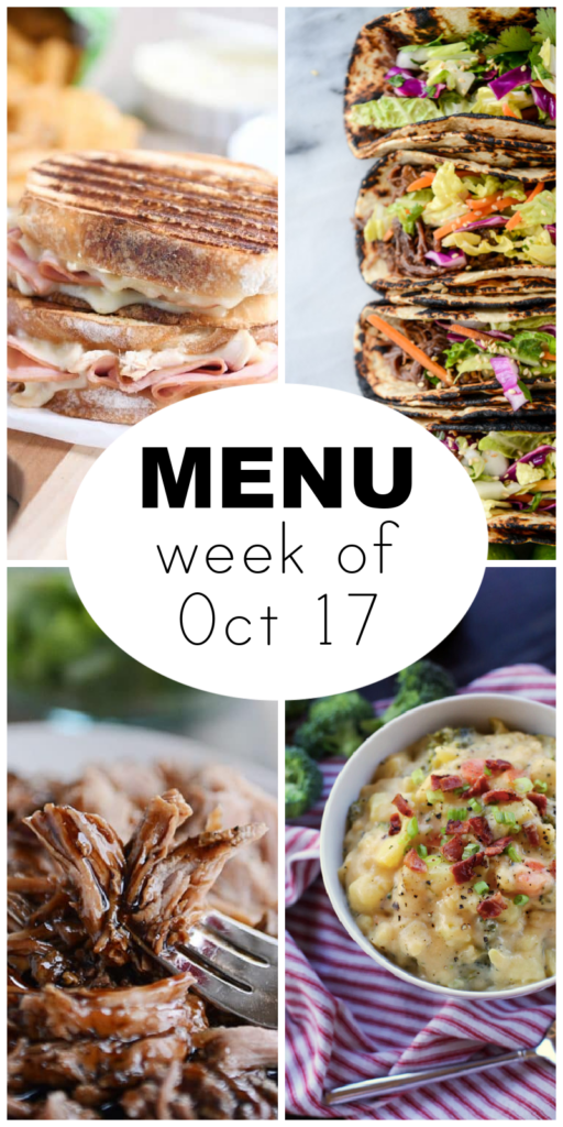 An October Dinner Menu (+ snacks) - Everyday Reading