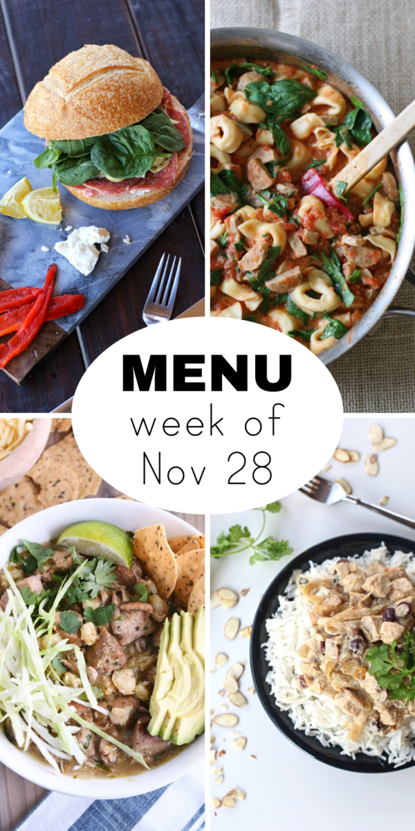 Menu for Week of Dec 29 - Everyday Reading