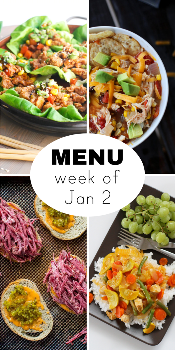 Weekly Dinner Menu (with snacks!) - Everyday Reading