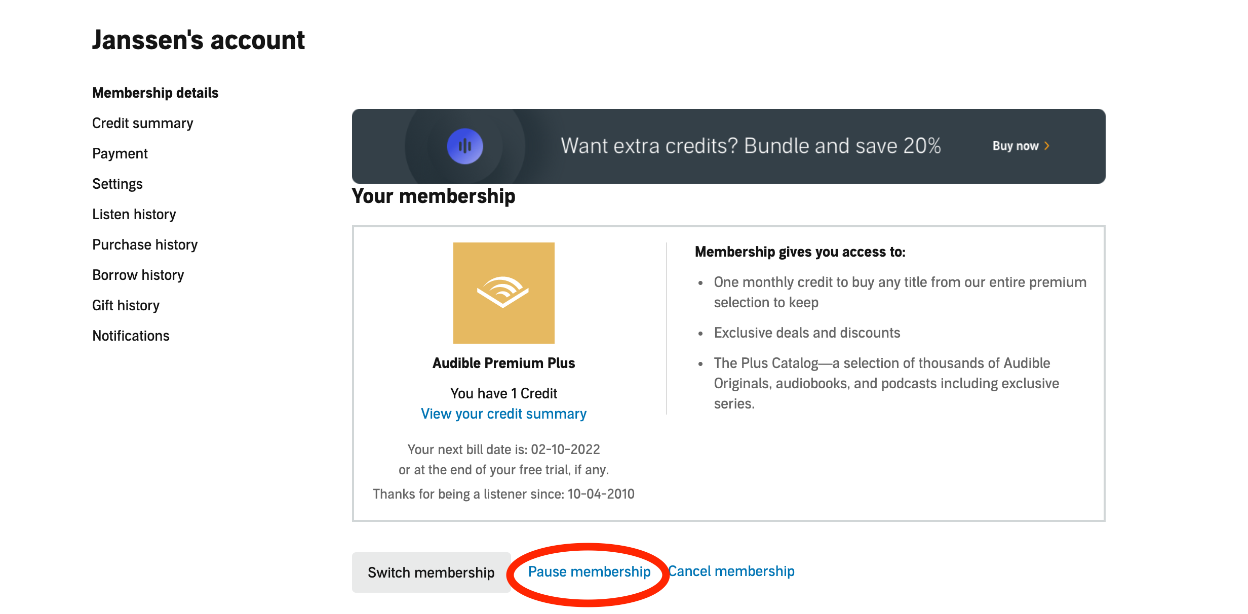 How To Pause Audible Membership TechStory