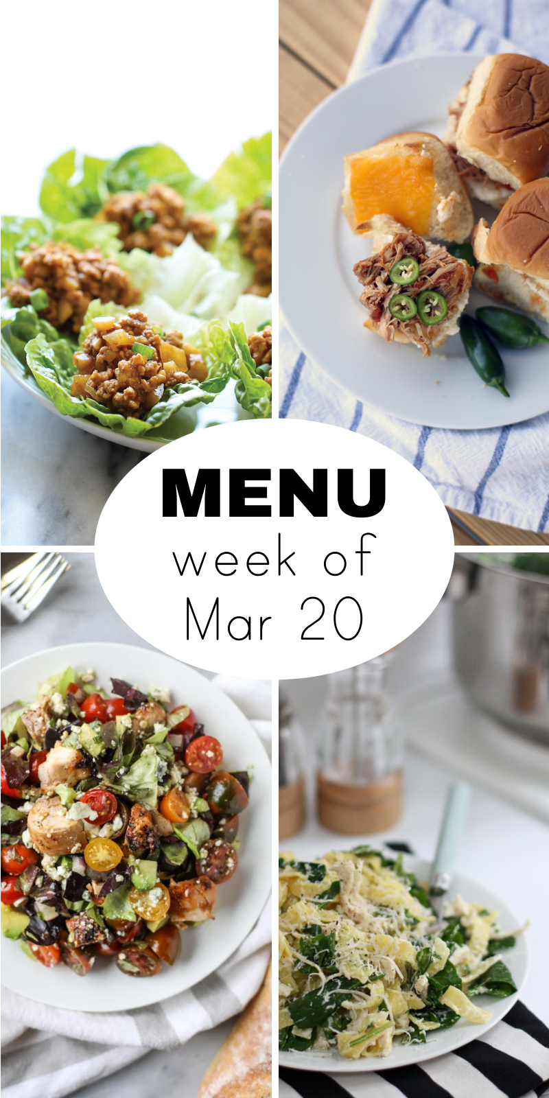 Weekly March Dinner Menu - Everyday Reading