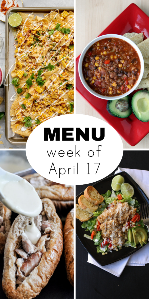 An April Dinner Menu (+ snacks) - Everyday Reading