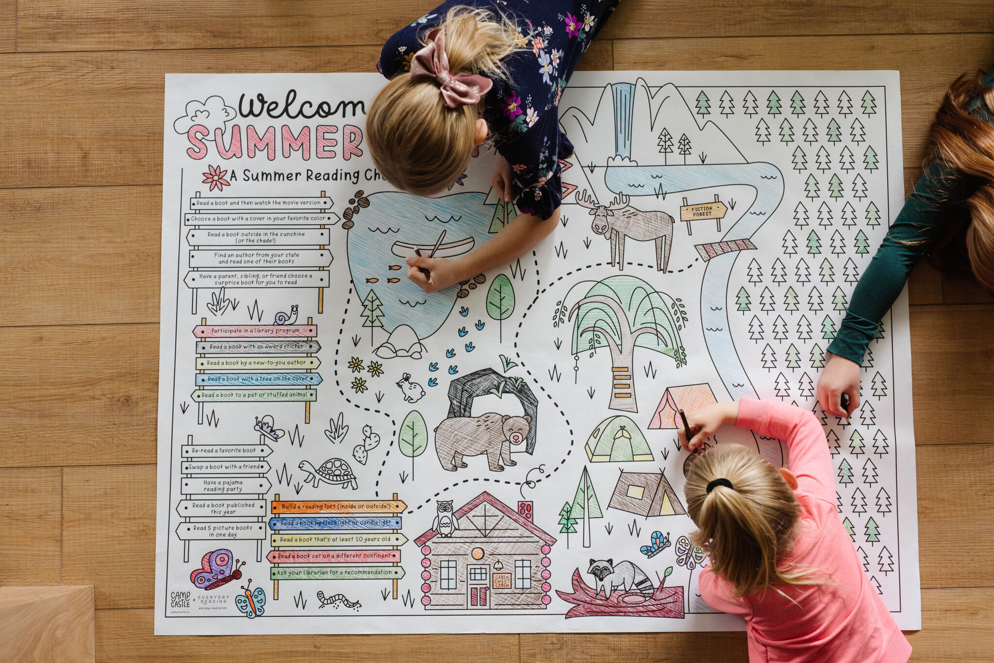 The Summer Camp Reading Chart - Everyday Reading