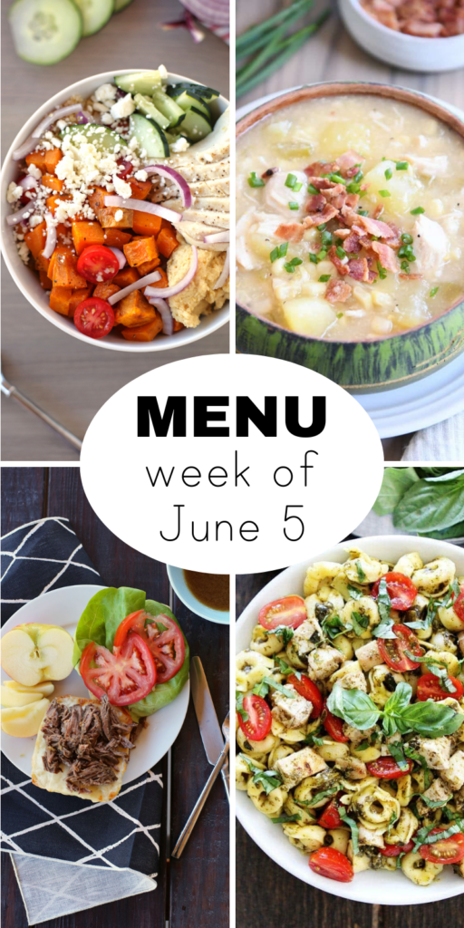Weekly Menu for the First Week of June - Everyday Reading