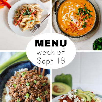 Weekly Menu Archives - Everyday Reading