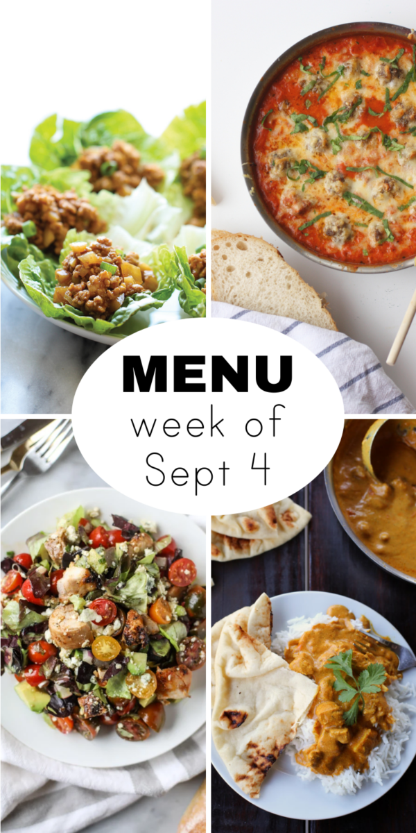 Dinner Menu for the First Week of September - Everyday Reading
