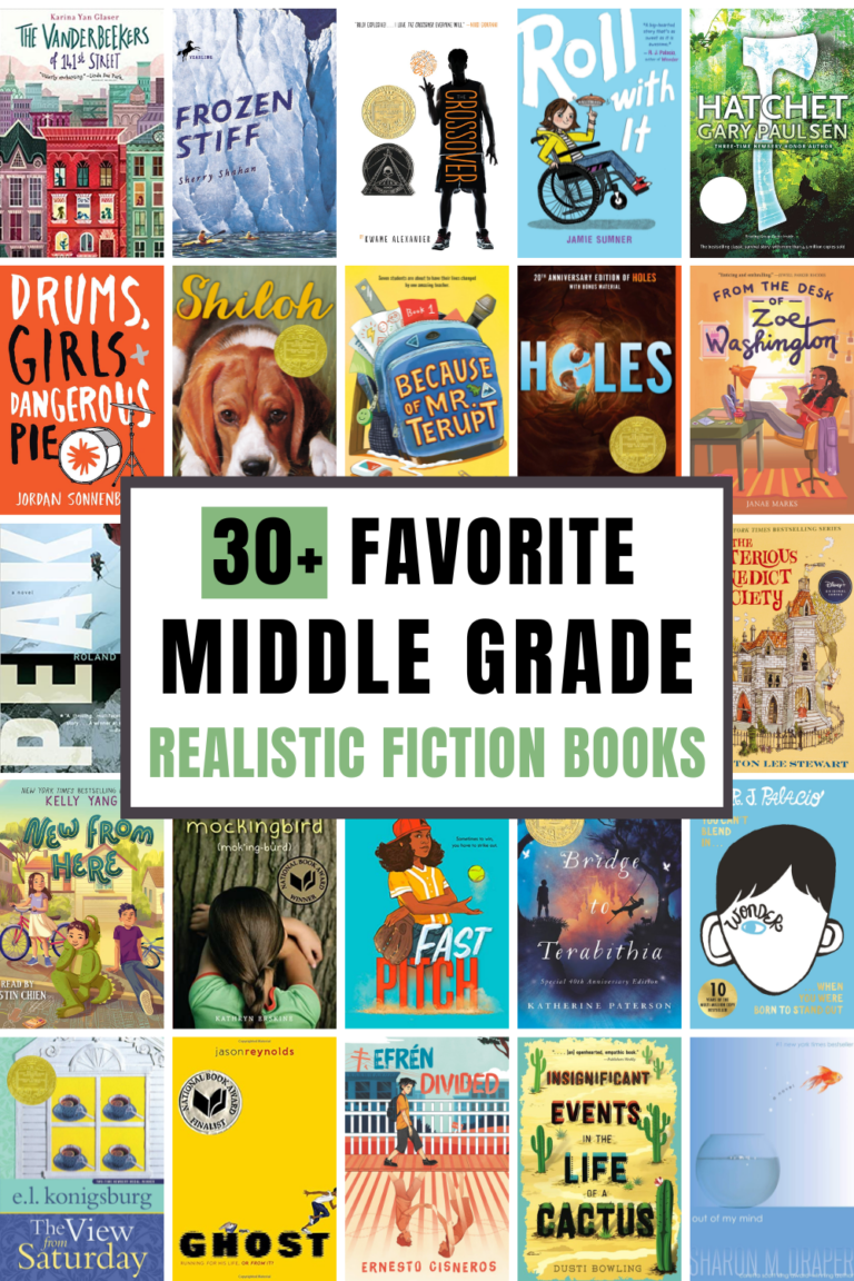 30+ Favorite Middle Grade Realistic Fiction Books - Everyday Reading