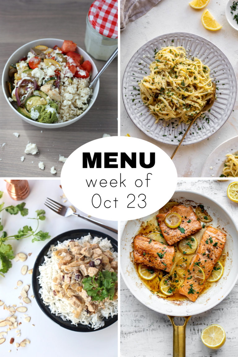 An August Dinner Menu - Everyday Reading