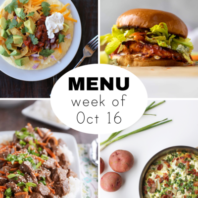 Weekly Menu Archives - Everyday Reading