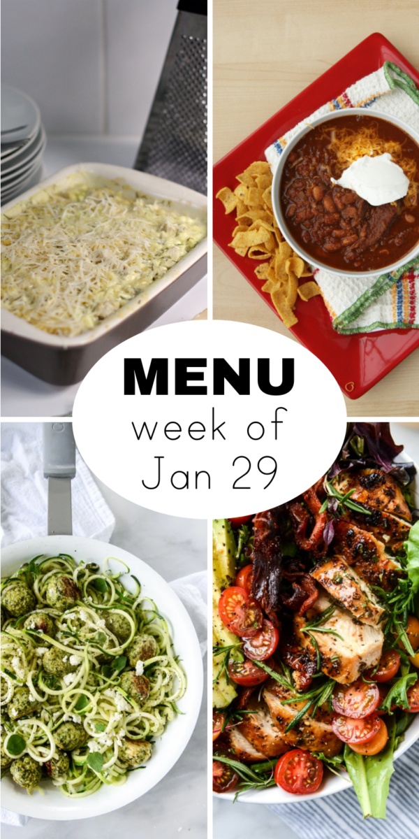 Dinner Menu to Wrap Up January - Everyday Reading