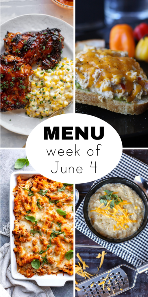 First Week of June Dinner Menu - Everyday Reading