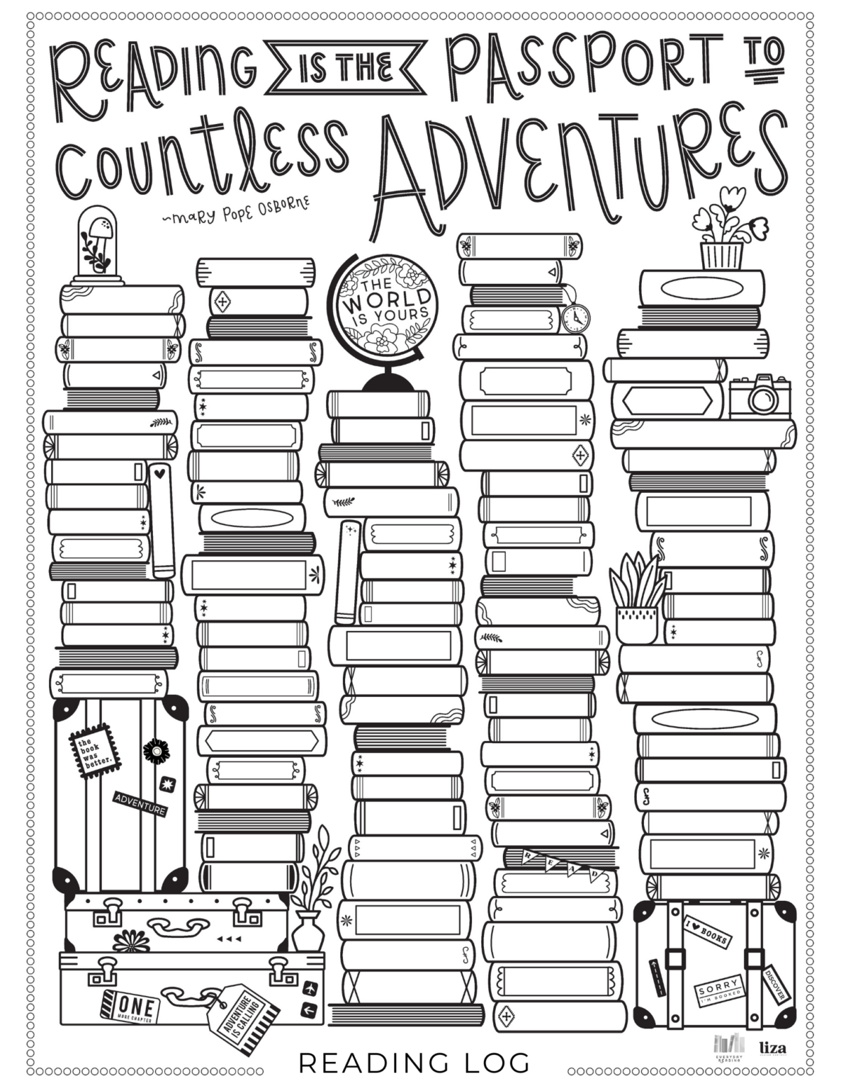 Reading Logs - Undated - Everyday Reading