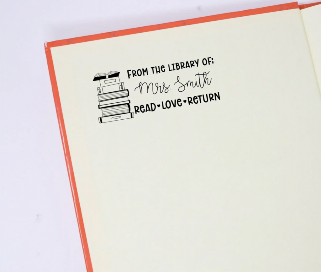 7 Favorite Custom Book Stamps - Everyday Reading