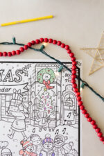 A Christmas Coloring Page Calendar - Everyday Reading