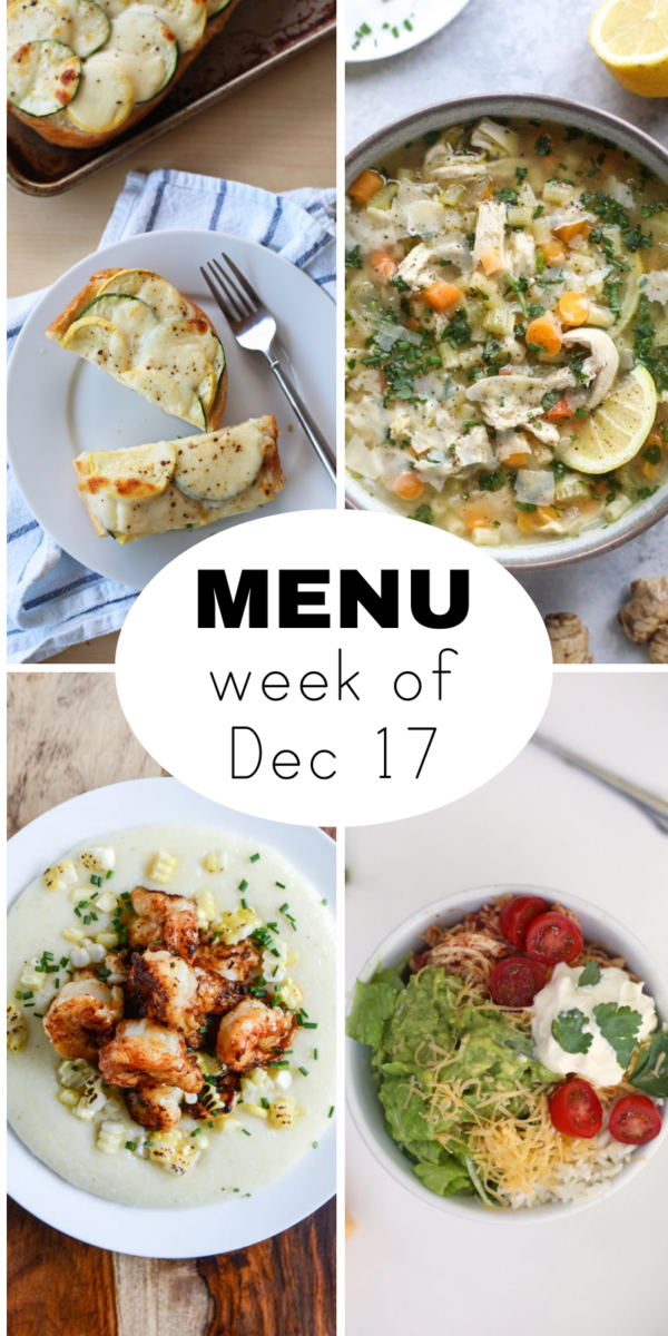 Dinner Menu for the First Week in July - Everyday Reading