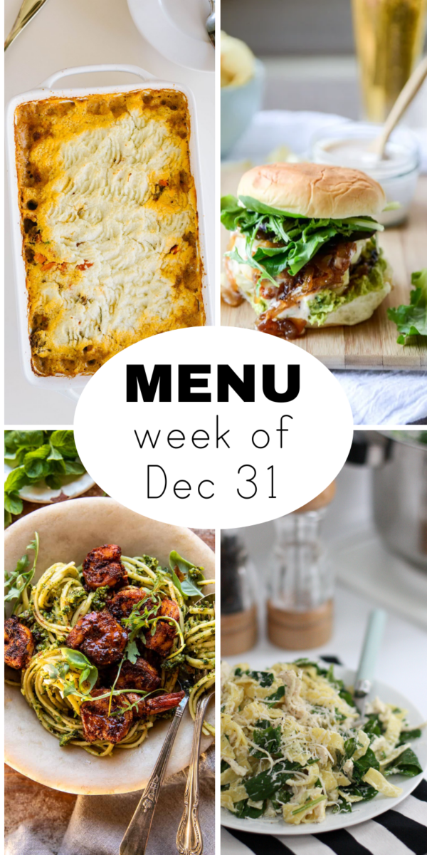 Weekly Dinner Menu (with snacks!) - Everyday Reading