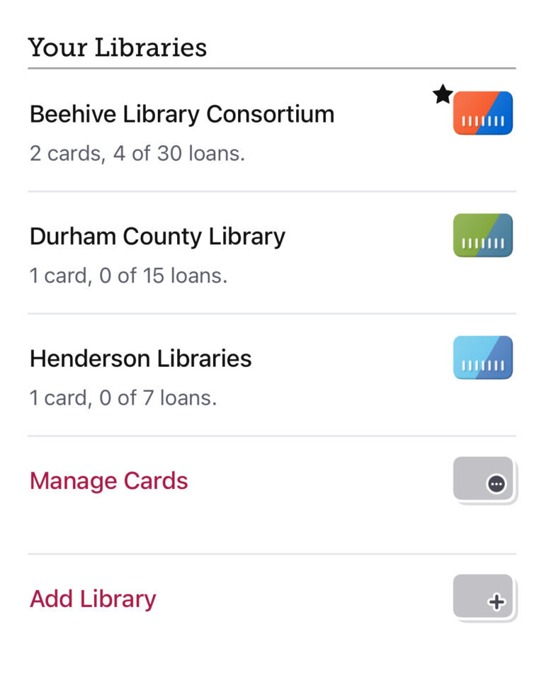 How to Add Additional Library Cards to your Libby Account - Everyday Reading