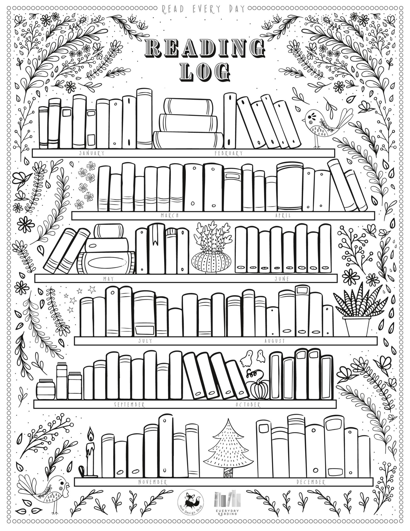 Reading Logs - Undated - Everyday Reading