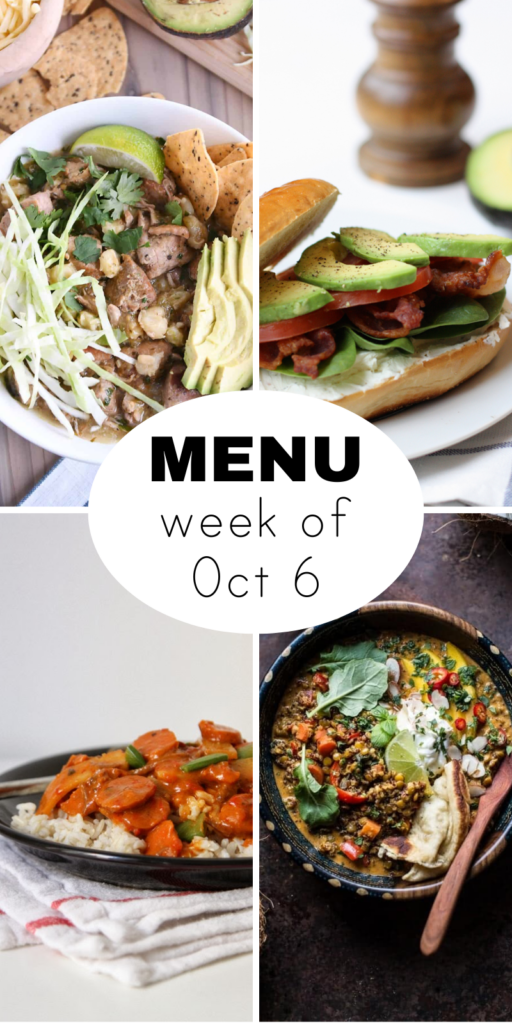 Menu for This Week (Dinner + Snacks!) - Everyday Reading
