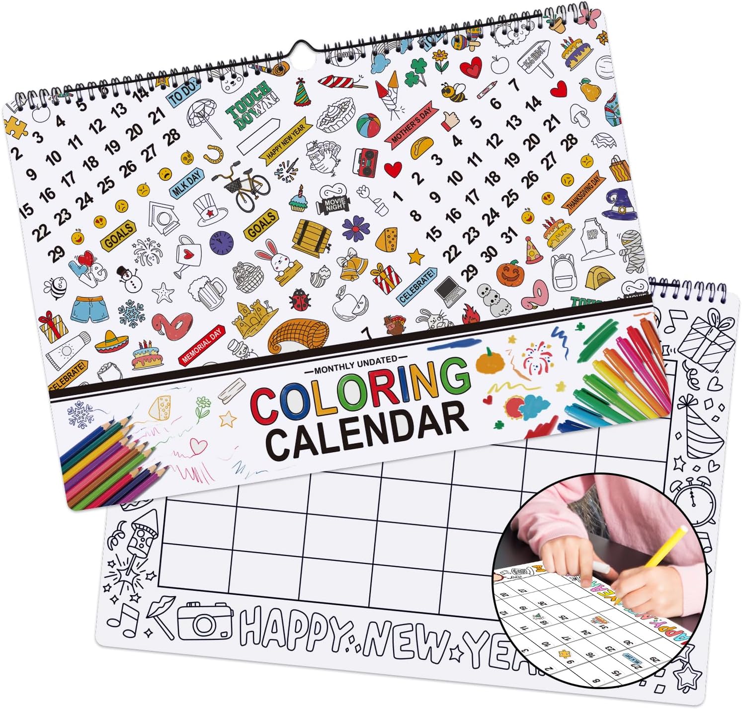 coloring-wall-calendar - Everyday Reading