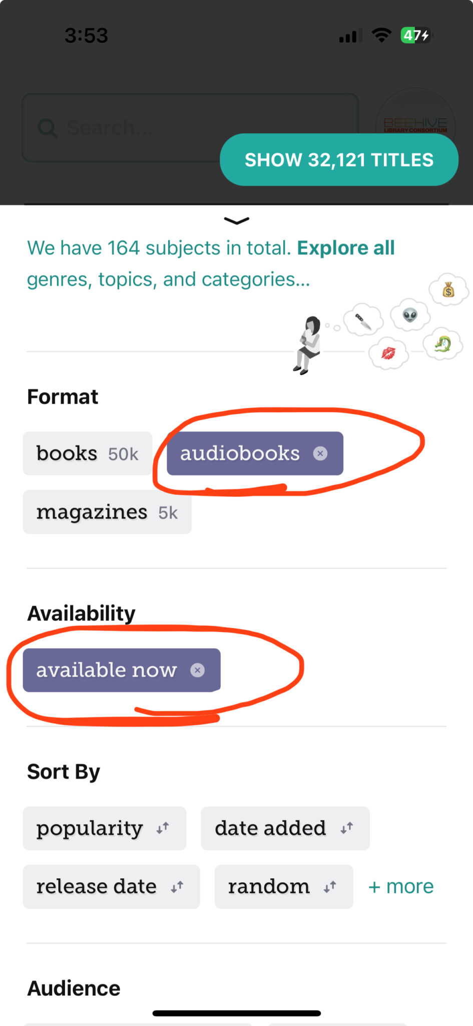 2 Easy Tips for Searching Libby Audiobooks - Everyday Reading