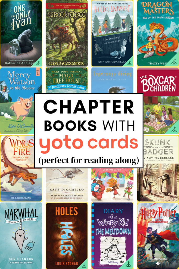 50+ chapter books that have Yoto cards (so you can follow along while ...