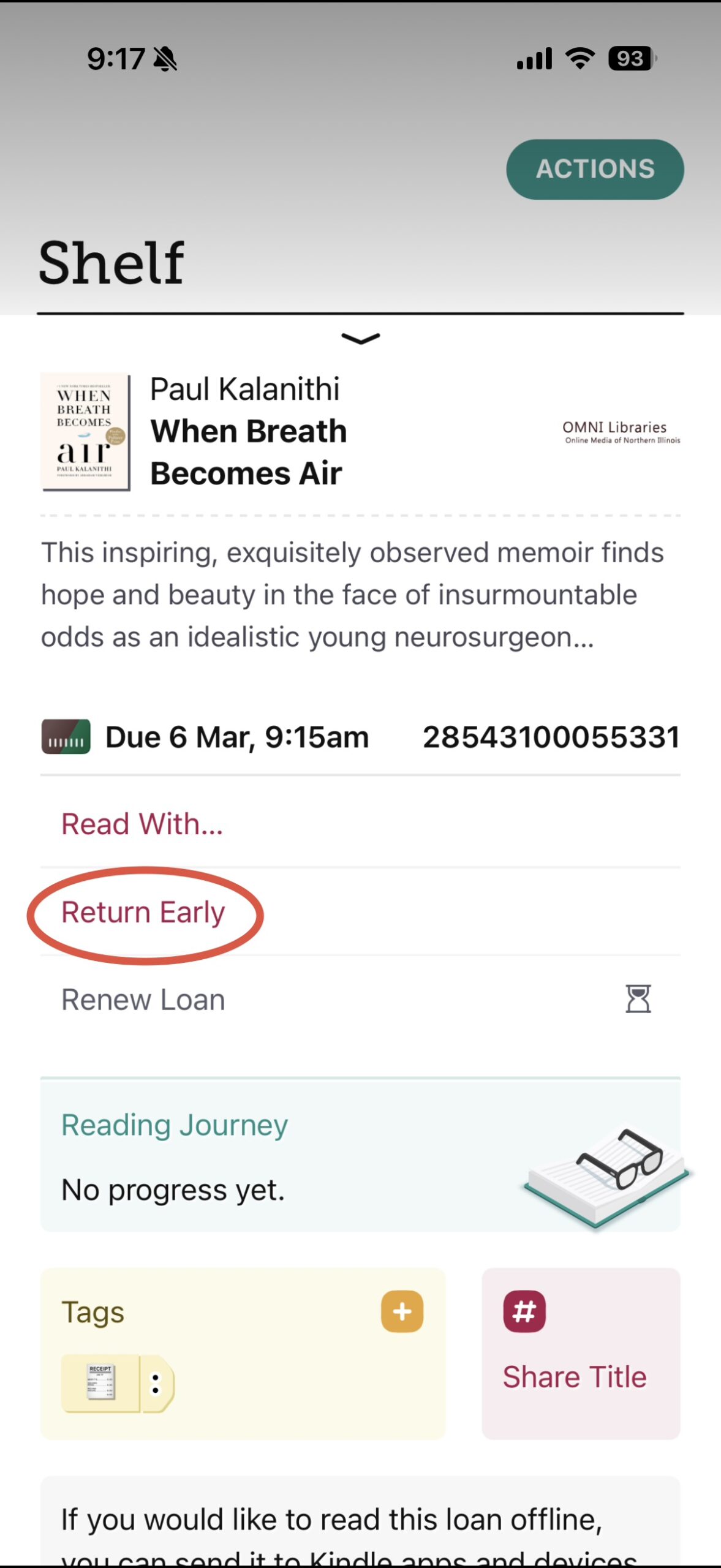 How to Return a Kindle Book to Your Library - Everyday Reading