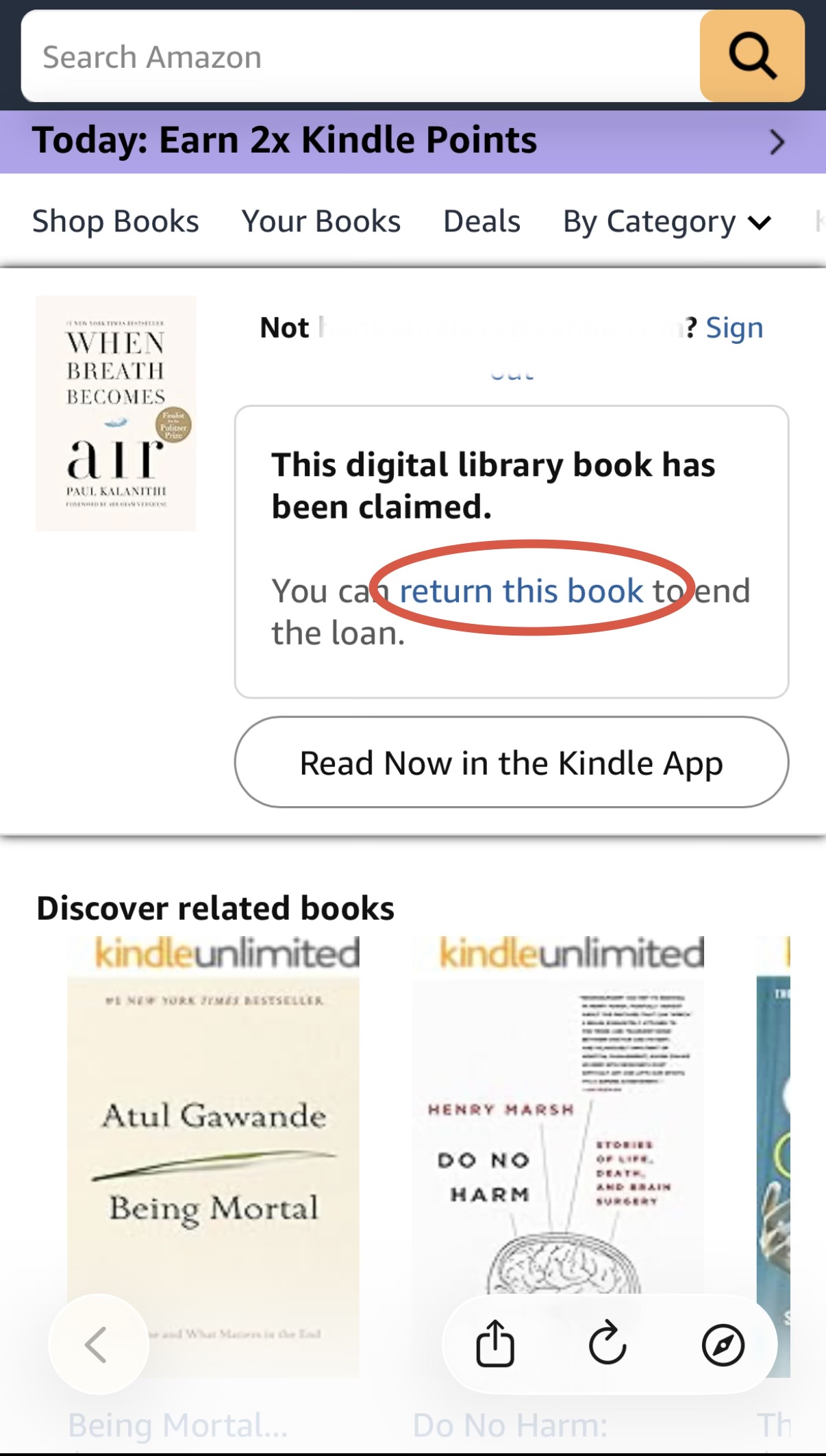 How to Return a Kindle Book to Your Library - Everyday Reading