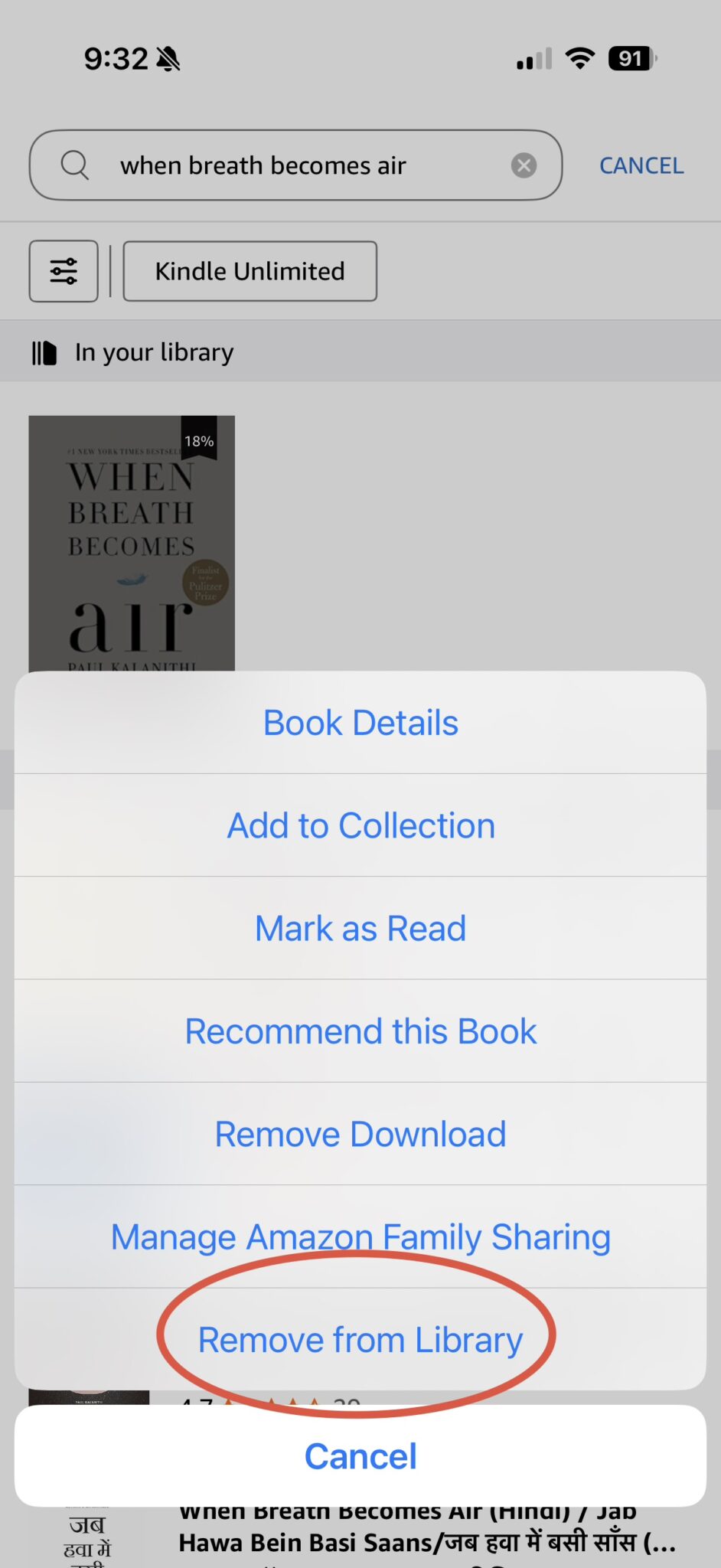 How to Return a Kindle Book to Your Library - Everyday Reading